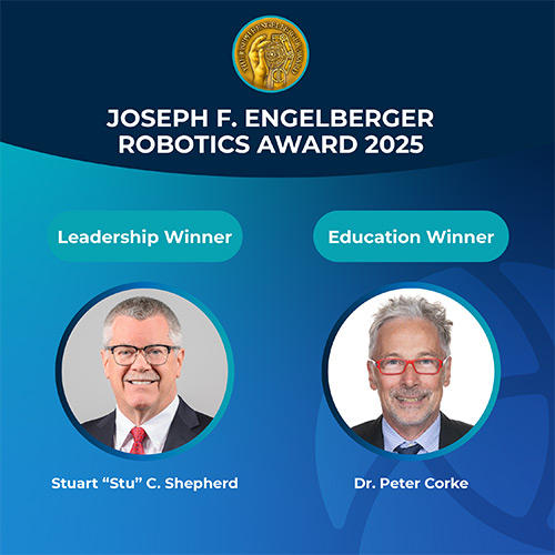 Robotics Leader Stuart C. Shepherd and Educational Pioneer Dr. Peter ...